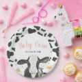 Holy Cow I'm One Daisy Paper Plates | Zazzle