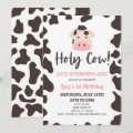 Holy Cow! I'm Turning One 1st Birthday Party Invitation | Zazzle