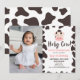 Holy Cow! I'm Turning One 1st Birthday Party Invitation | Zazzle