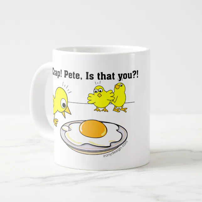 Holy Crap! Pete, is that you? Funny Giant Coffee Mug | Zazzle
