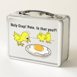 Holy Crap! Pete is That You? Metal Lunch Box | Zazzle