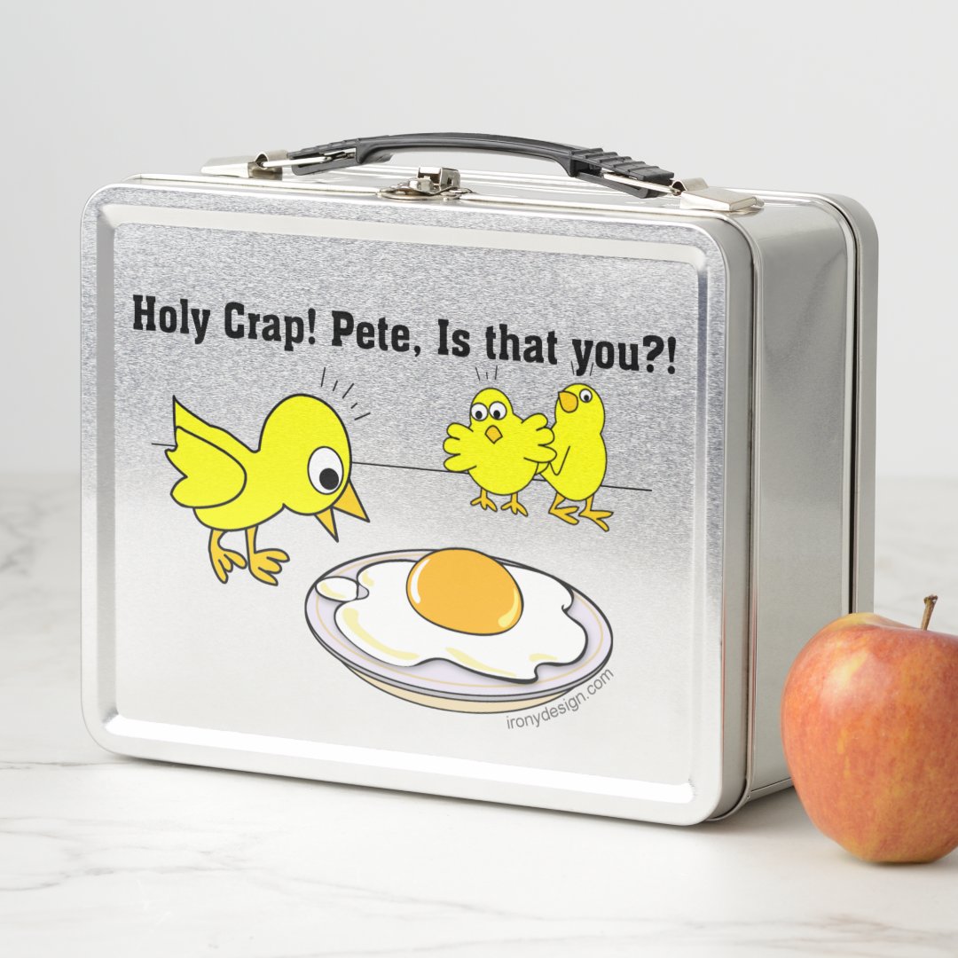 Holy Crap! Pete is That You? Metal Lunch Box | Zazzle