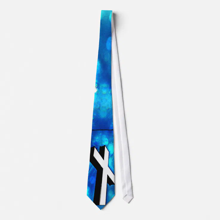 Holy Cross Blue Skies Neck Tie | Zazzle