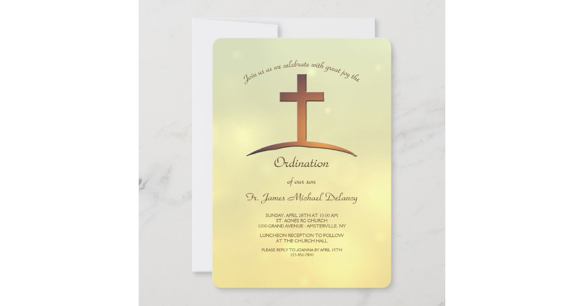 Priesthood Ordination Invitation Cards