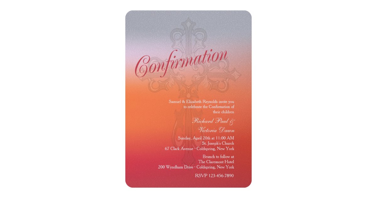 Holy Cross Religious Invitation | Zazzle.com
