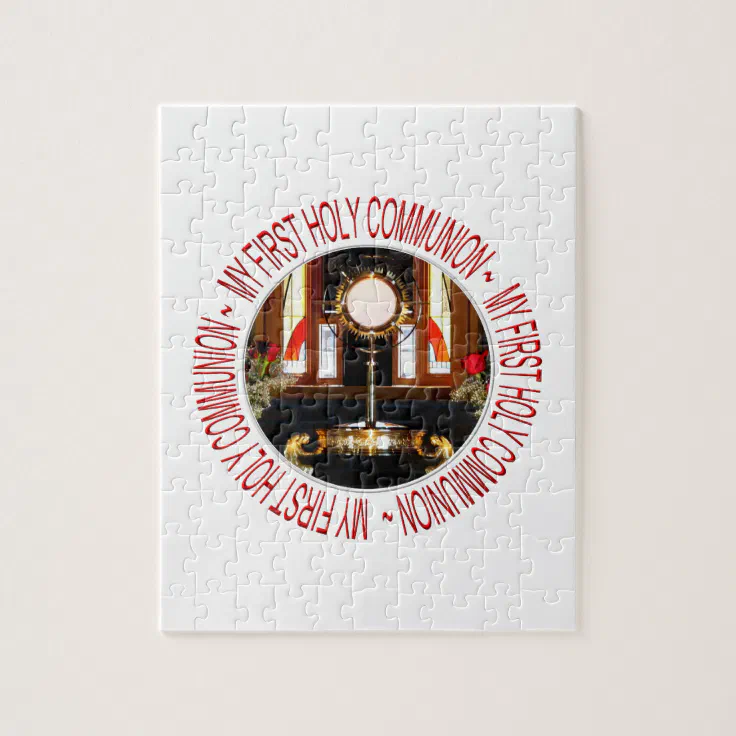 Holy Eucharist Holy Communion Jigsaw Puzzle | Zazzle