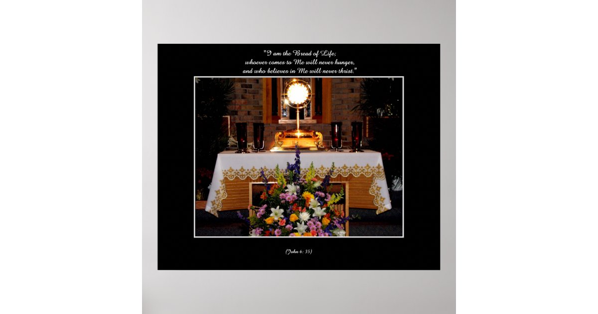 Holy Eucharist Holy Communion Poster | Zazzle
