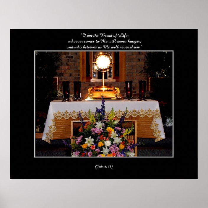 HOLY EUCHARIST - HOLY COMMUNION POSTER | Zazzle.com