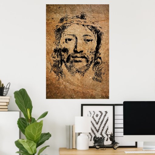 Holy Face of Jesus Christ Poster | Zazzle
