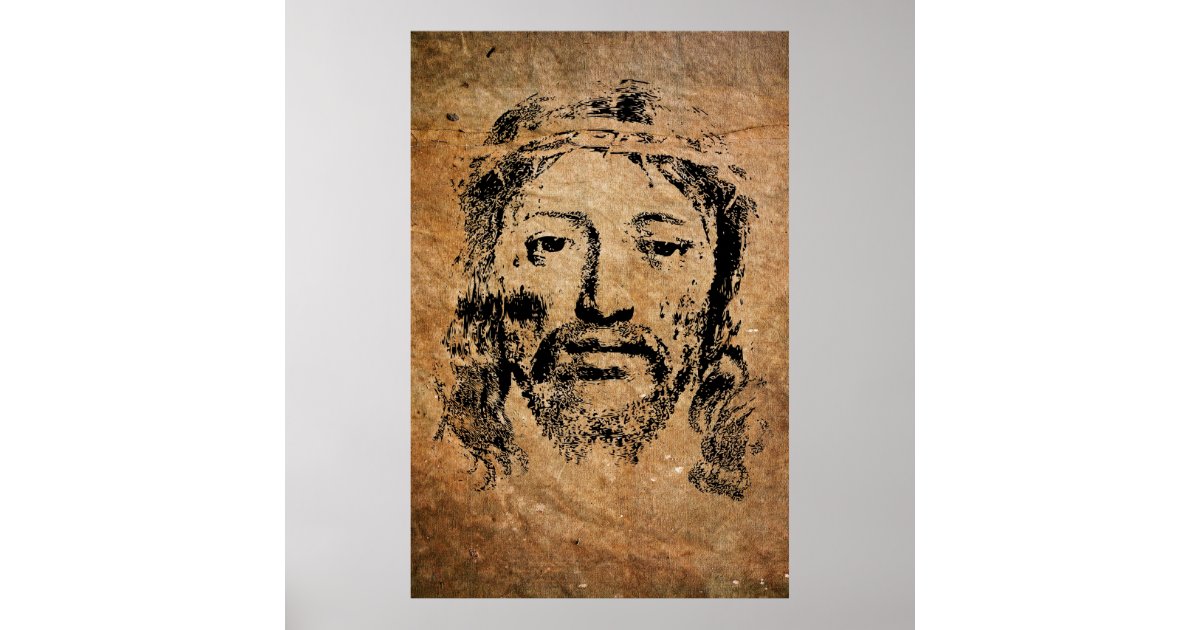 Holy Face of Jesus Christ Poster | Zazzle
