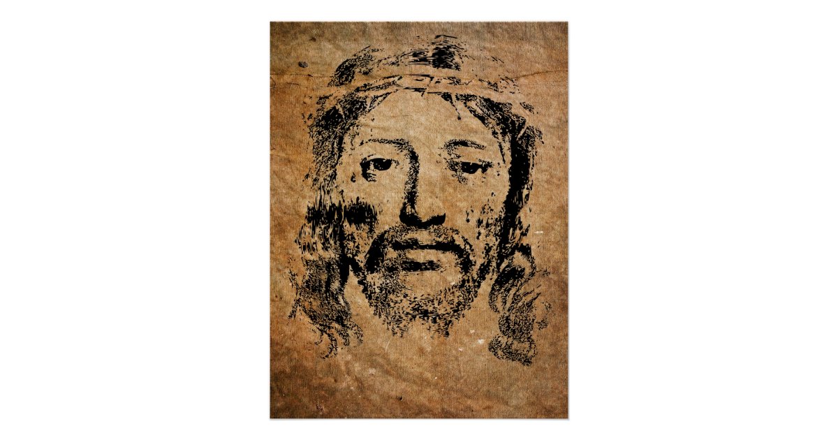 Holy Face of Jesus Christ Poster | Zazzle