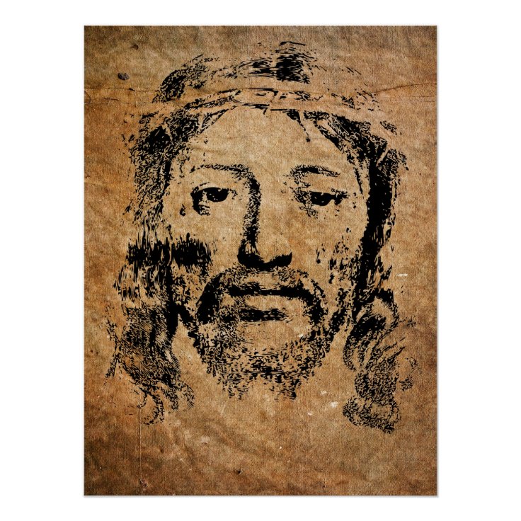 Holy Face of Jesus Christ Poster | Zazzle