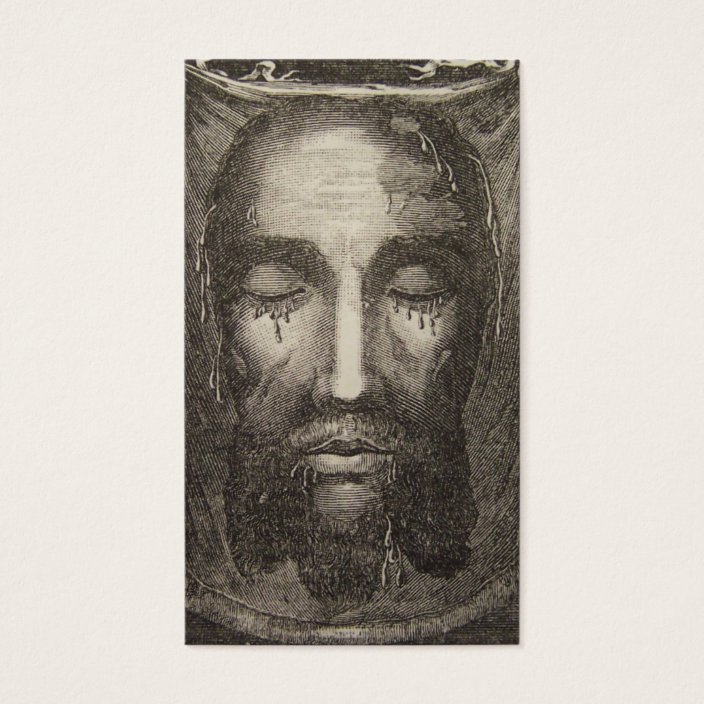 Holy Face of Jesus Devotion Card | Zazzle.com