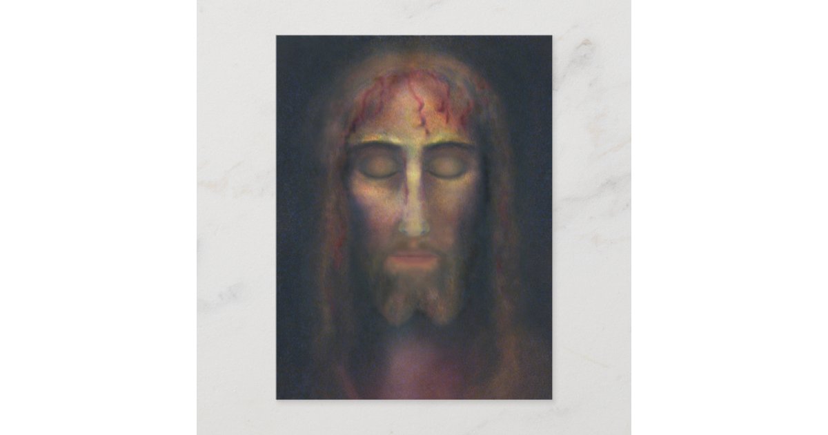 Holy Face Postcard | Zazzle