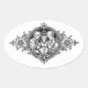 Holy Family Jesus Mary St. Joseph Oval Sticker | Zazzle