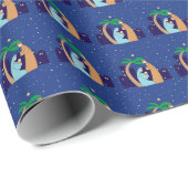 Holy Family Nativity Christmas Christian Religious Wrapping Paper | Zazzle