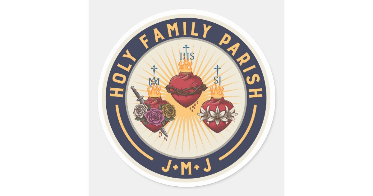 Holy Family Parish Stickers | Zazzle