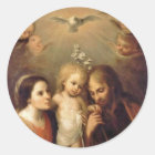 Holy Family Jesus Mary St. Joseph Religious Classic Round Sticker ...