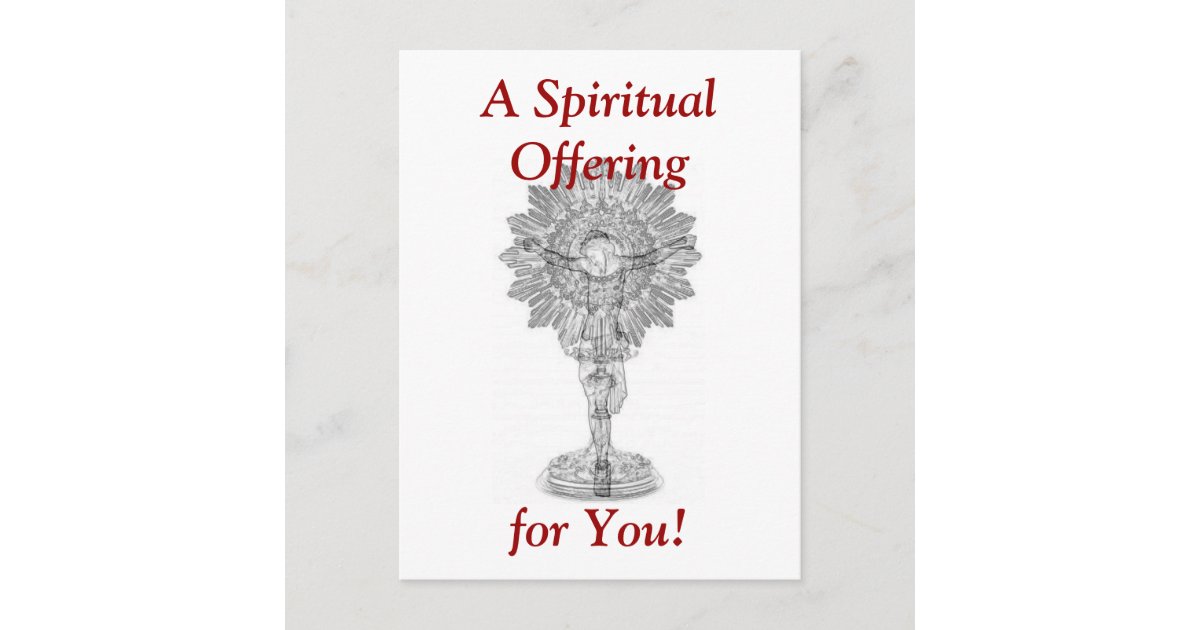 Holy Hour Postcard | Zazzle