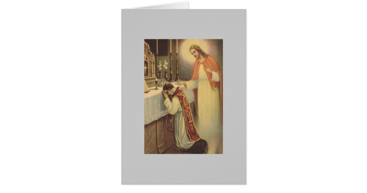 Holy Mass Card | Zazzle