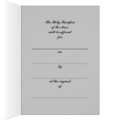 Holy Mass Card | Zazzle