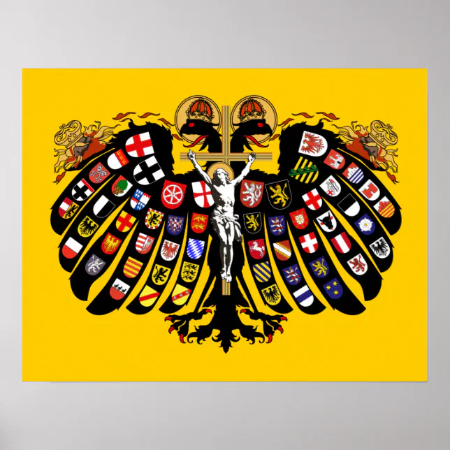 Holy Roman Empire Flag Poster | Zazzle