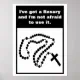 Holy Rosary Beads Catholic Cross Poster | Zazzle