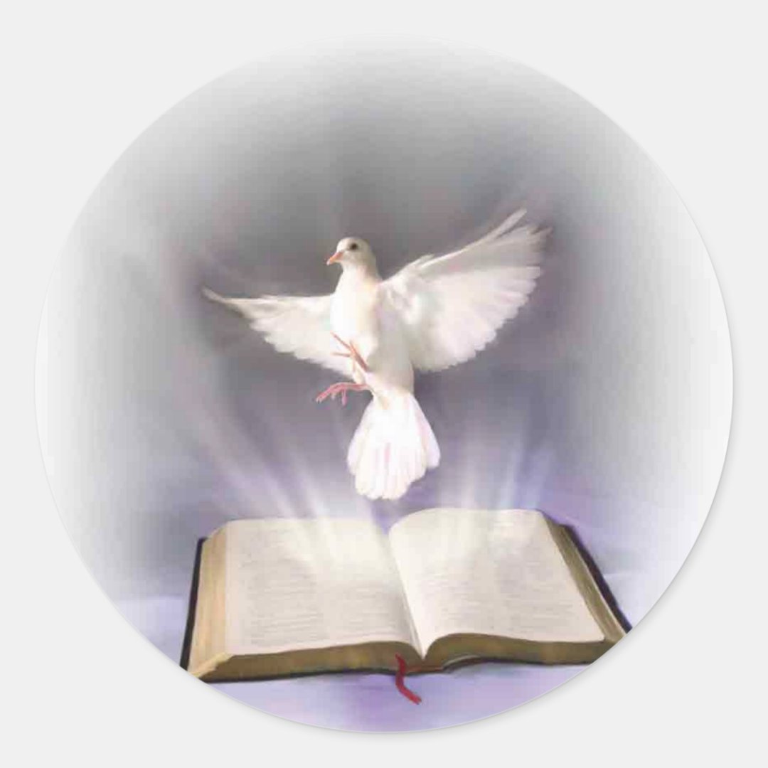 Holy Spirit Classic Round Sticker | Zazzle