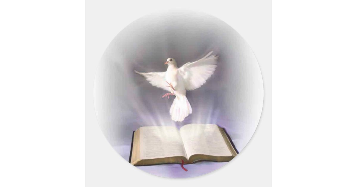 Holy Spirit Classic Round Sticker | Zazzle