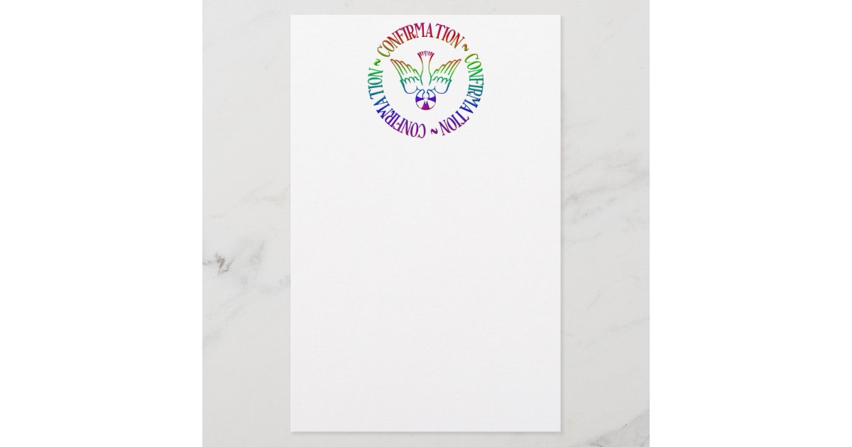 Holy Spirit - Confirmation Stationery | Zazzle