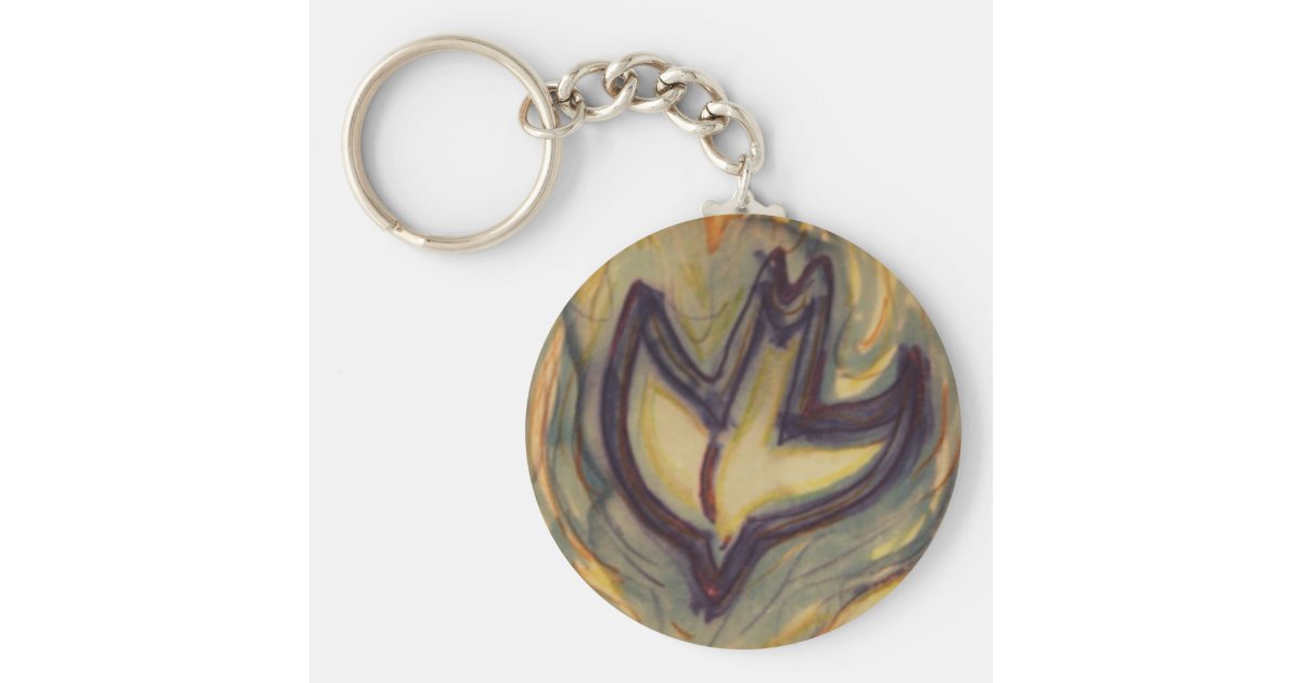 Holy Spirit Dove Keychain | Zazzle.com