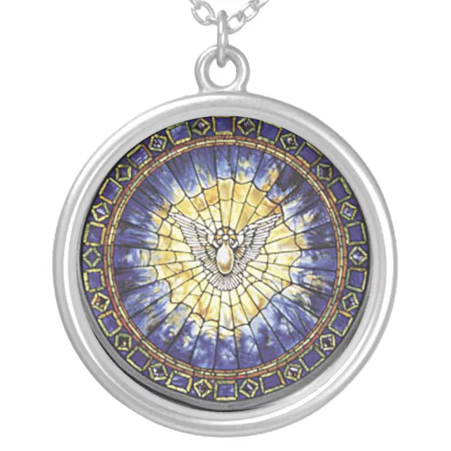 Holy Spirit Necklace | Zazzle