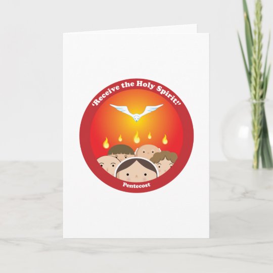 Holy Spirit Pentecost Card | Zazzle.com