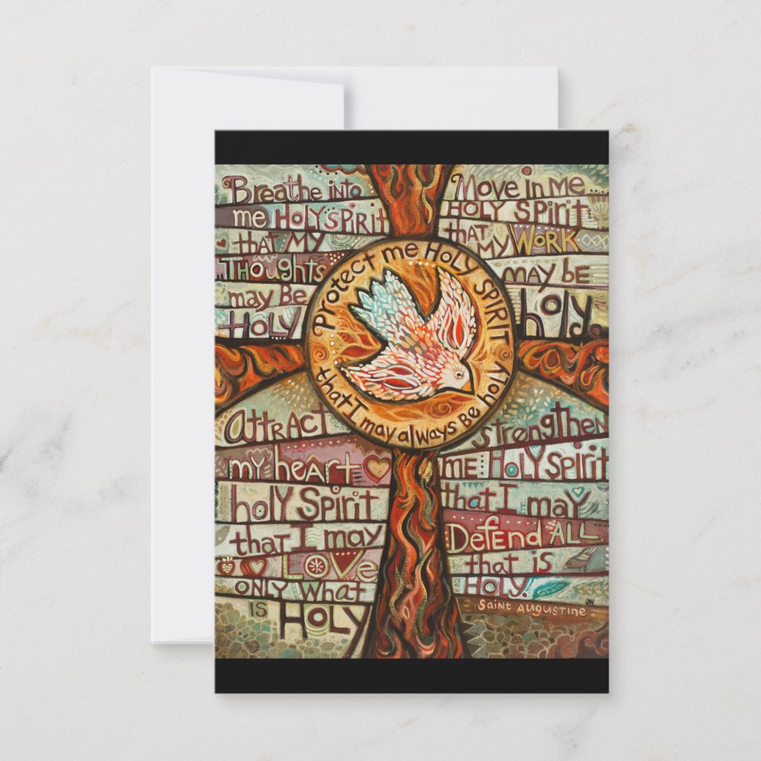 Holy Spirit Prayer Card | Zazzle