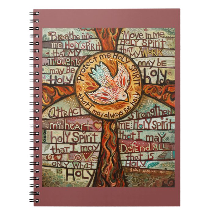Holy Spirit Prayer Notebook | Zazzle.com