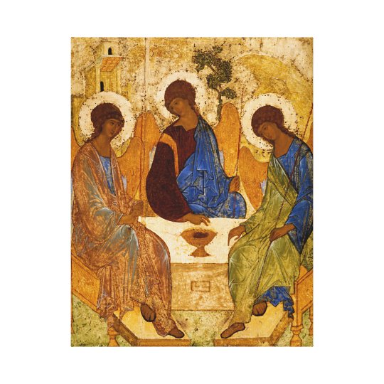 Holy Trinity Andrei Rublev Holy Icon Religious Art Canvas Print ...