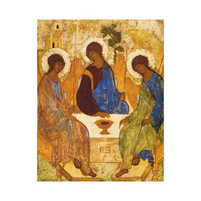 Holy Trinity Andrei Rublev Holy Icon Religious Art Canvas Print | Zazzle