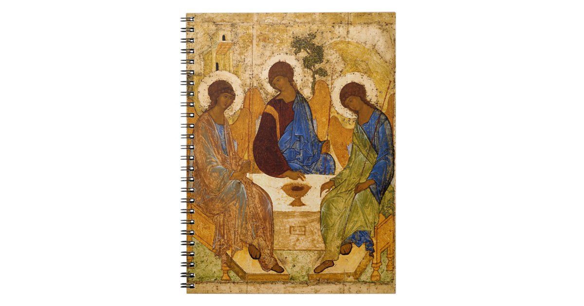 Holy Trinity by Andrey Rublev Notebook | Zazzle