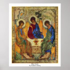 Holy Trinity By Andrei Rublev Poster | Zazzle.com