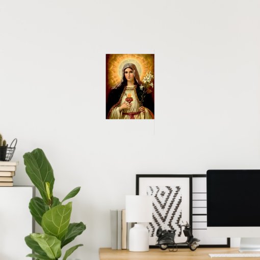 Holy virgin mother Mary,mother of God template Poster | Zazzle