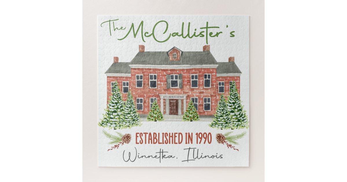 Home Alone House Puzzle | Zazzle