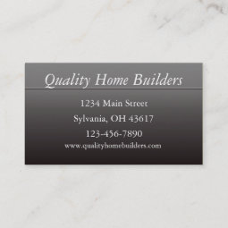 Home Builder Business Card | Zazzle
