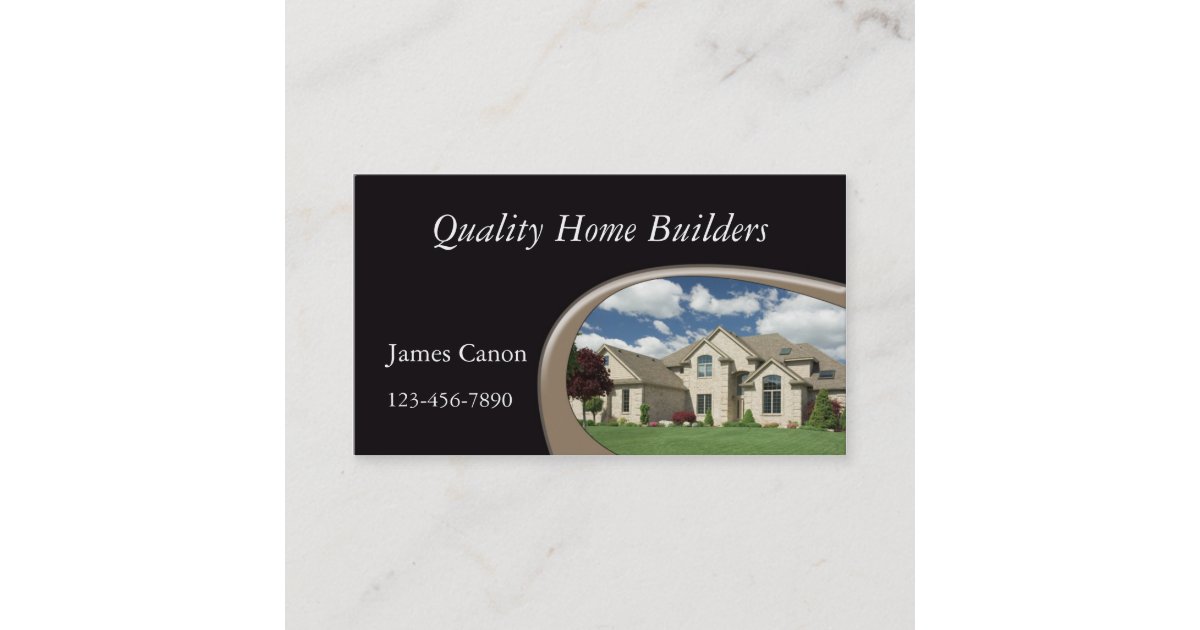 Home Builder Business Card | Zazzle