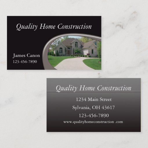 Home Builder Business Card | Zazzle