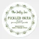 Home Canning Business Pickled Okra Food Label | Zazzle