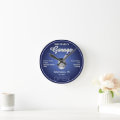 Home Car Mechanic Garage Full Service Wall Clock | Zazzle