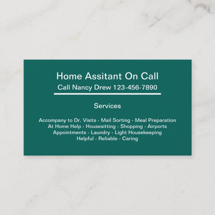 Home Companion Business Cards | Zazzle