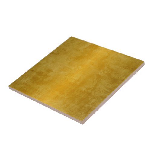 Home Decor Accents Metallic Gold Tile | Zazzle