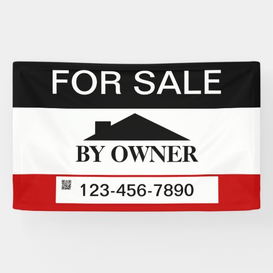 Home For Sale By House Owner Banner | Zazzle.com