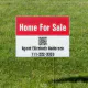 Home For Sale Red and White Real Estate QR Code Sign | Zazzle